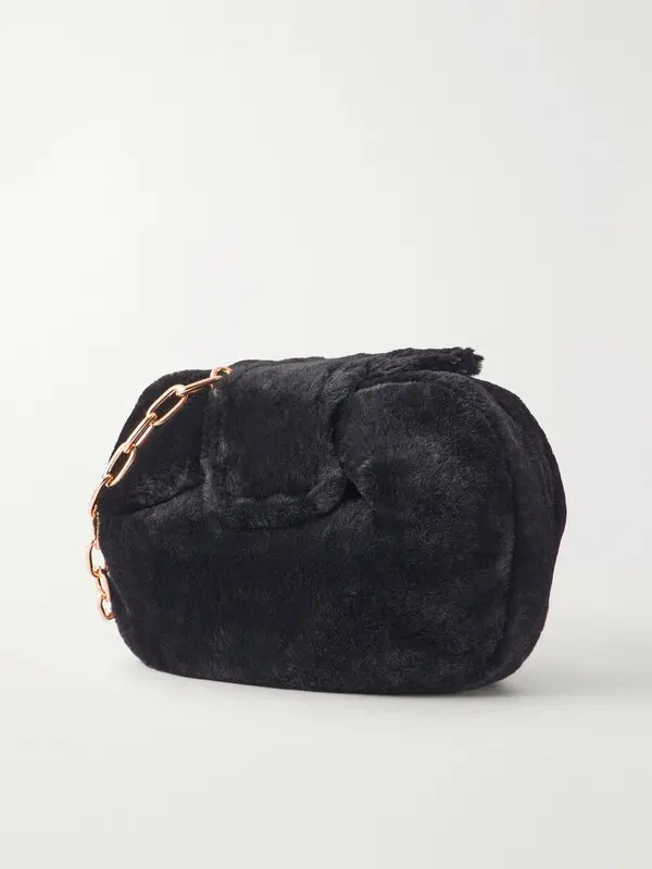 Gabriela Hearst Soft Demi Shearling Clutch