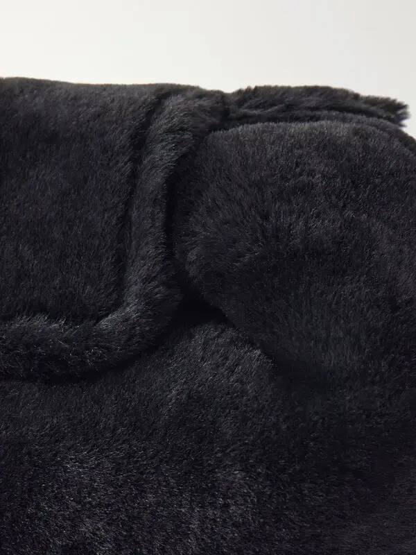 Gabriela Hearst Soft Demi Shearling Clutch