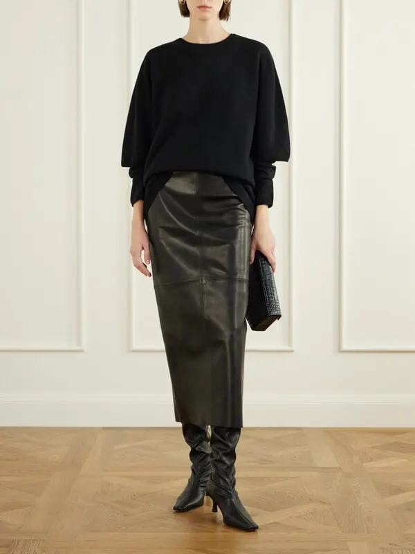 Nour Hammour Cobain Layered Cashmere Sweater
