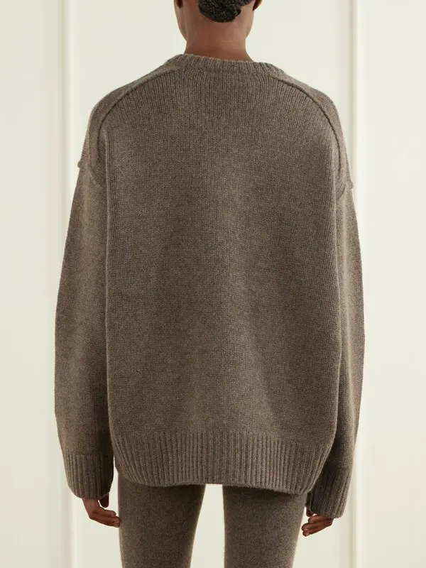 Nour Hammour Jude Oversized Cashmere And Wool-blend Sweater