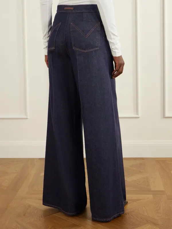 Max Mara Quatto Mid-rise Wide-leg Jeans