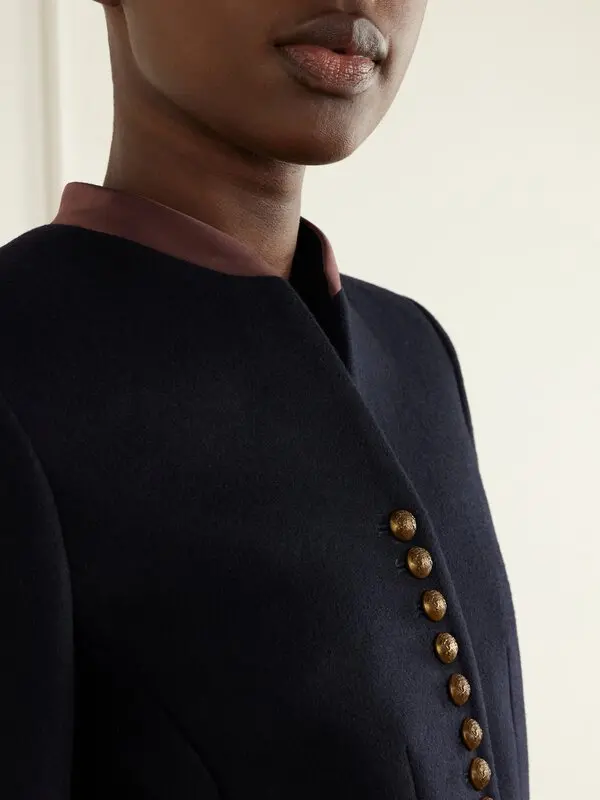 Etro Satin-trimmed Wool-blend Jacket
