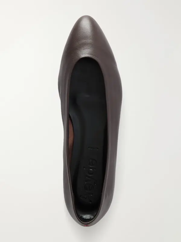 AeydĒ Ellie Leather Ballet Flats
