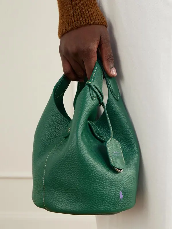 Polo Ralph Lauren Ply Small Leather Tote