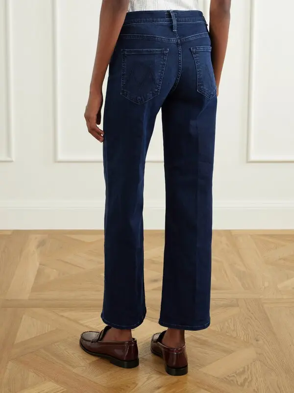 MOTHER The Rambler Zip Straight-leg Jeans