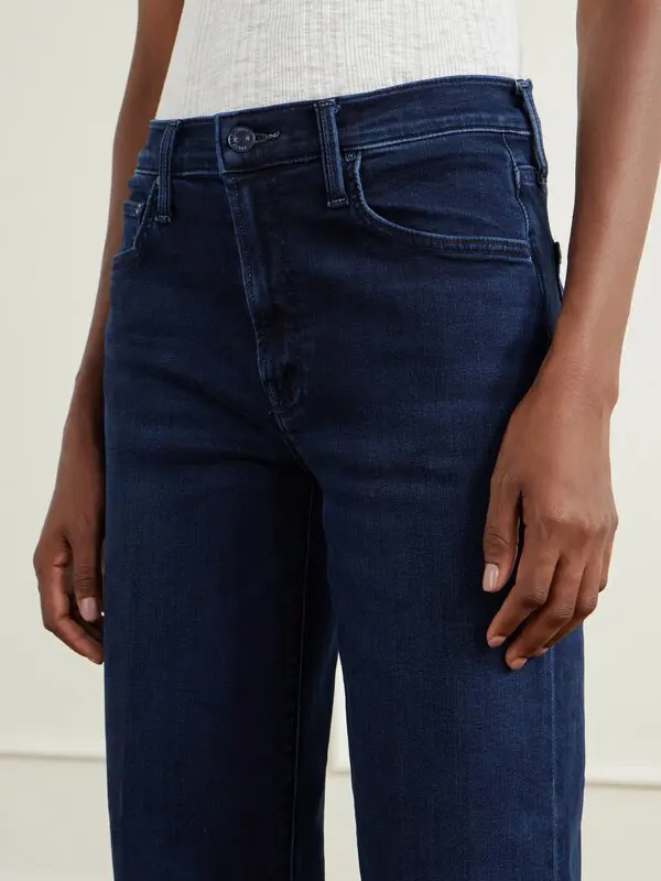 MOTHER The Rambler Zip Straight-leg Jeans