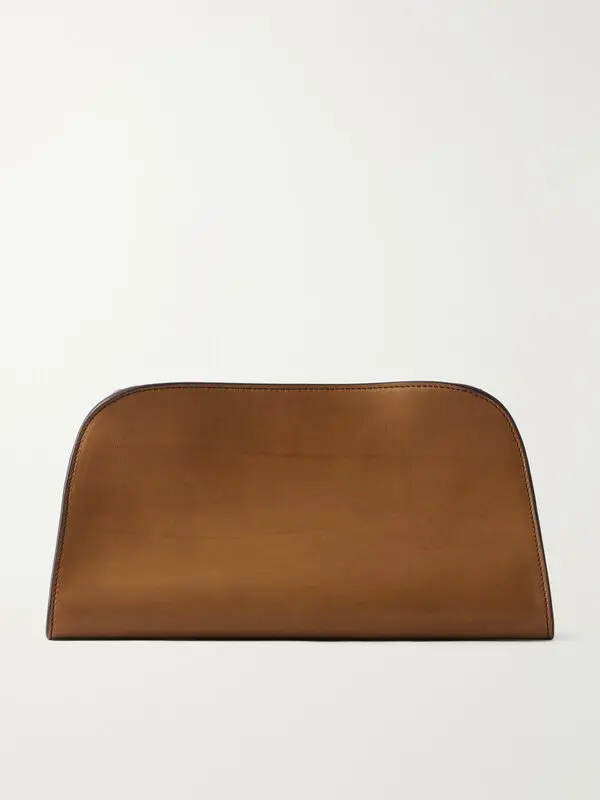 THE ROW Peggy Leather Clutch