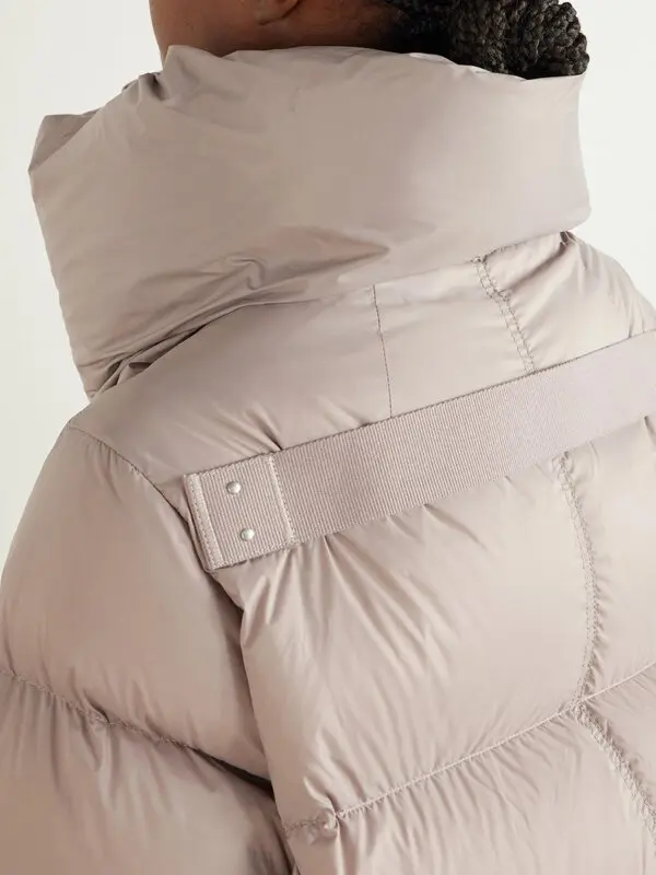 Rick Owens Tower Cropped Shell Down Jacket