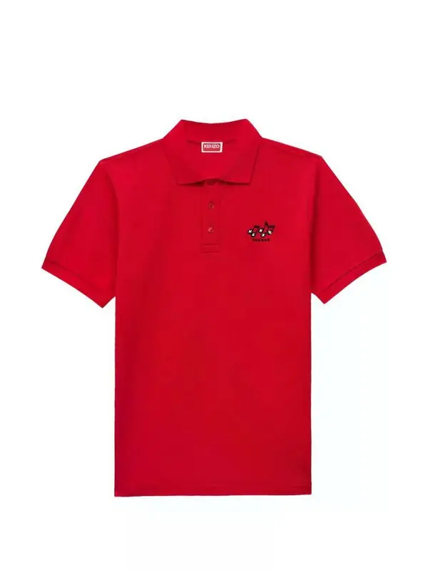 Kenzo Sounds Polo Shirt - Red