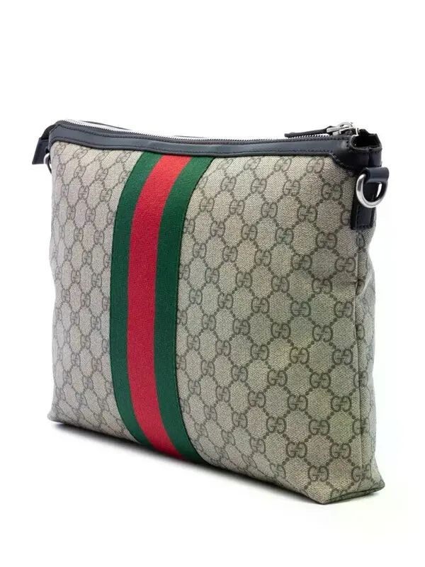 Gucci 2016-2026 Gg Supreme Web Crossbody Bag