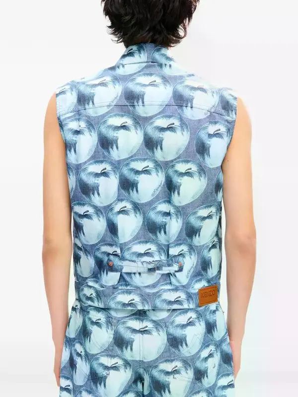 Kenzo Apple Pop Denim Vest
