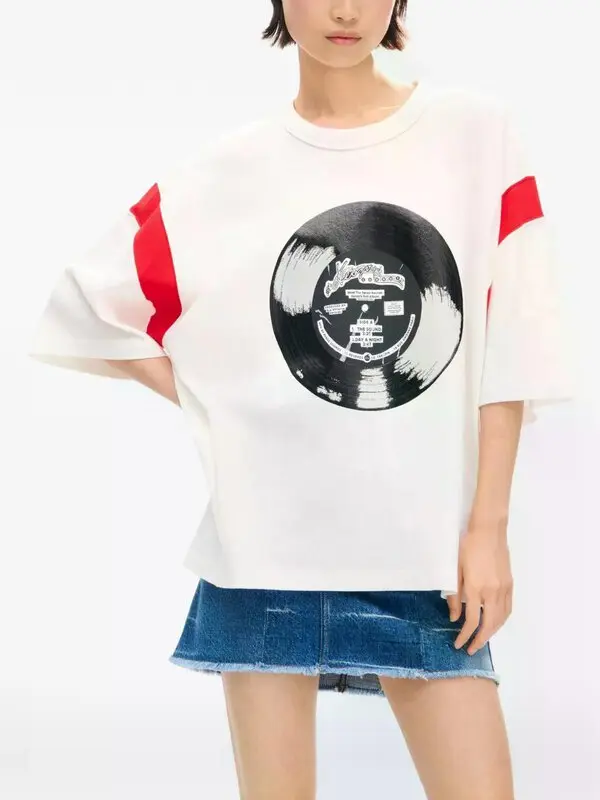 Kenzo Sounds Vinyl-motif T-shirt
