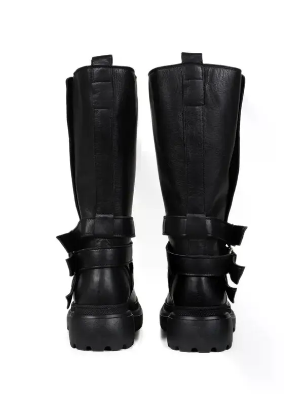 BOHEMSEO Buckle-detail Leather Boots