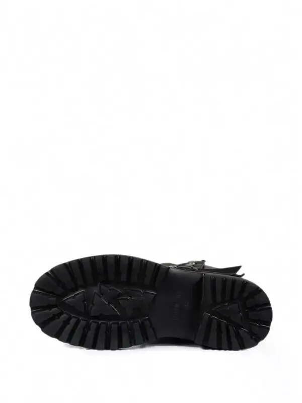 BOHEMSEO Buckle-detail Leather Boots