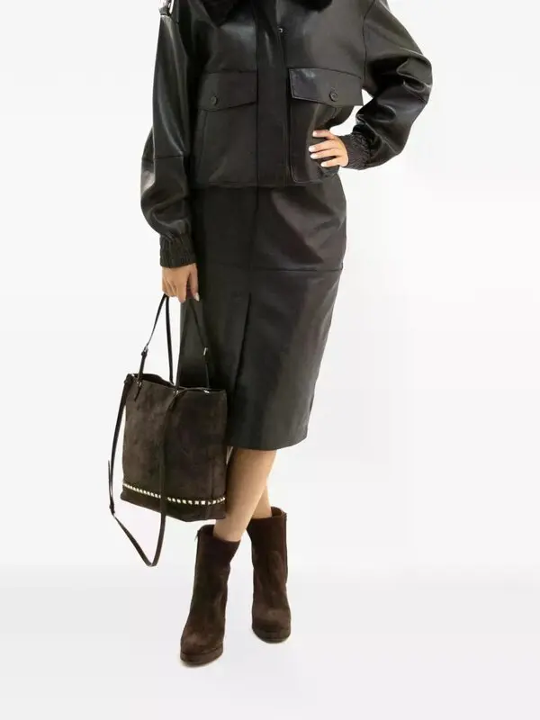 P.a.r.o.s.h Shearling-collar Jacket