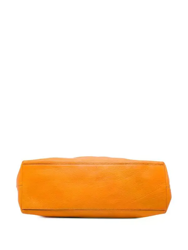 Gucci Calfskin Soho Chain Tote Bag - Orange