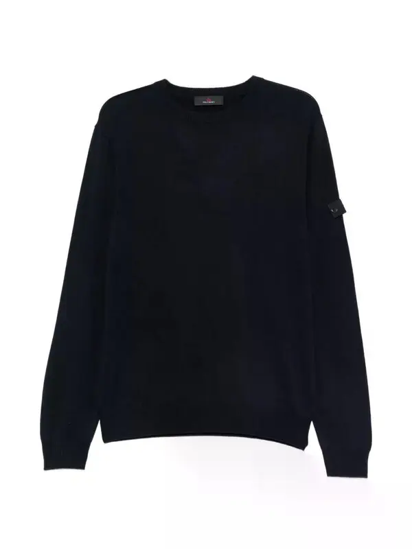 Peuterey Logo-patch Crew-neck Sweater