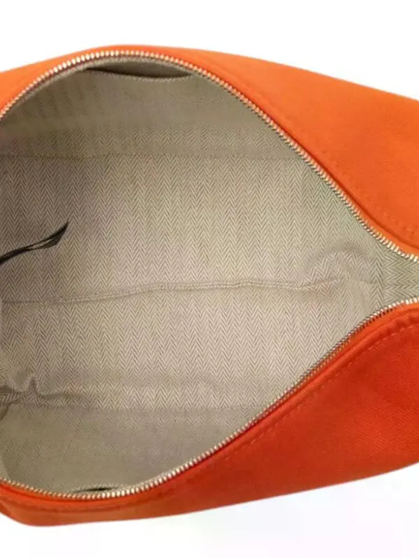 Hermès 2012-2026 Small Toile Bride A Brac Case Vanity Bag - Orange