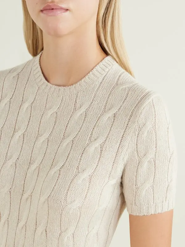 Ralph Lauren Cable-knit Cashmere Sweater