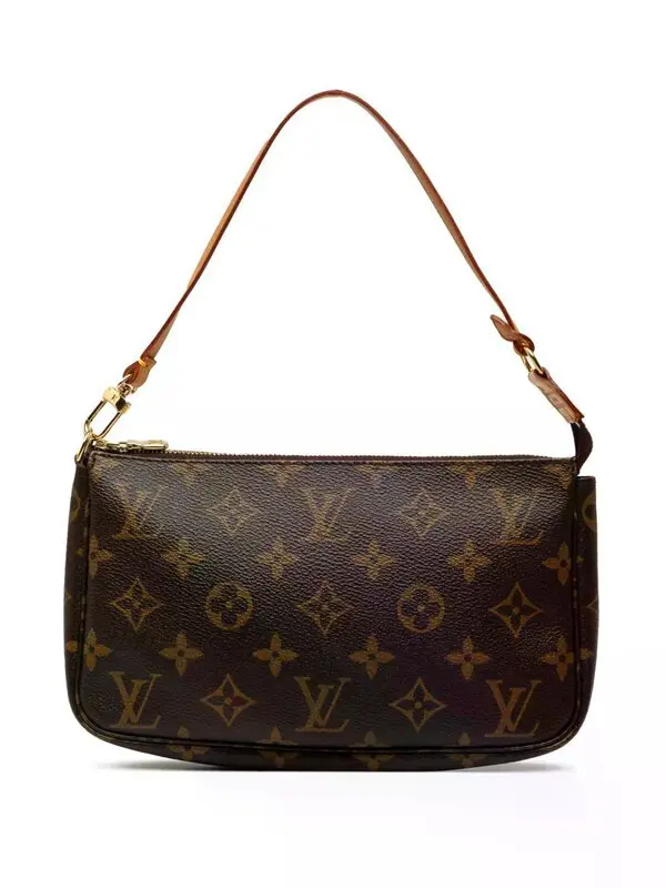 LOUIS VUITTON 2004 Monogram Pochette Accessoires Shoulder Bag