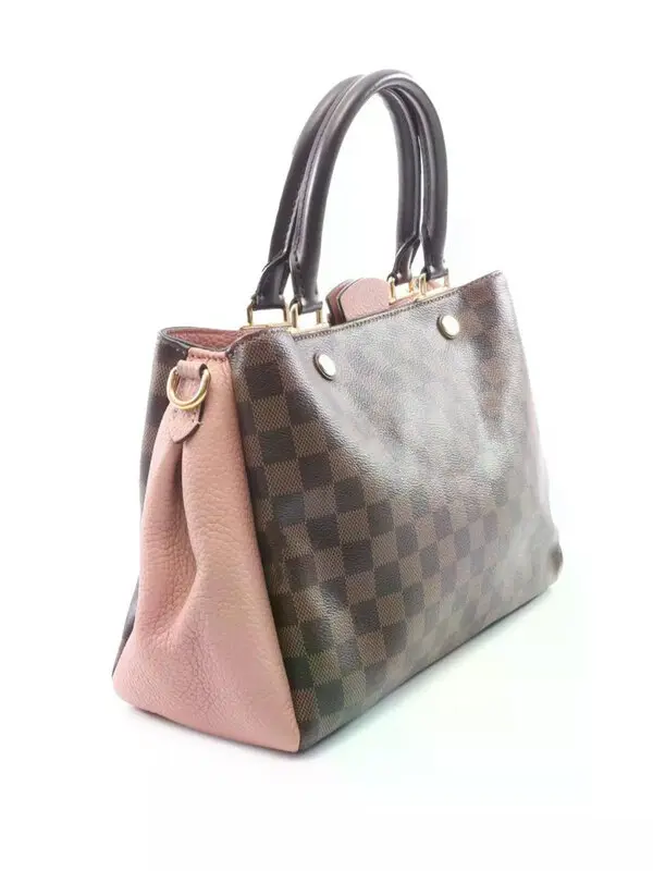 LOUIS VUITTON 2018 Damier Ebene Brittany Satchel