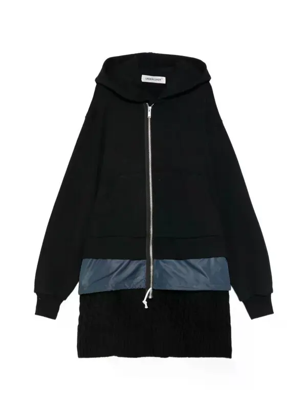 Undercover Layered-effect Zip-up Hoodie