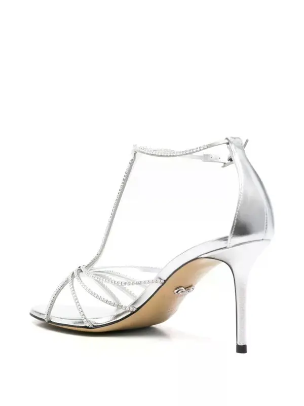 Mach & Mach Crystal-embellished T-bar Sandals