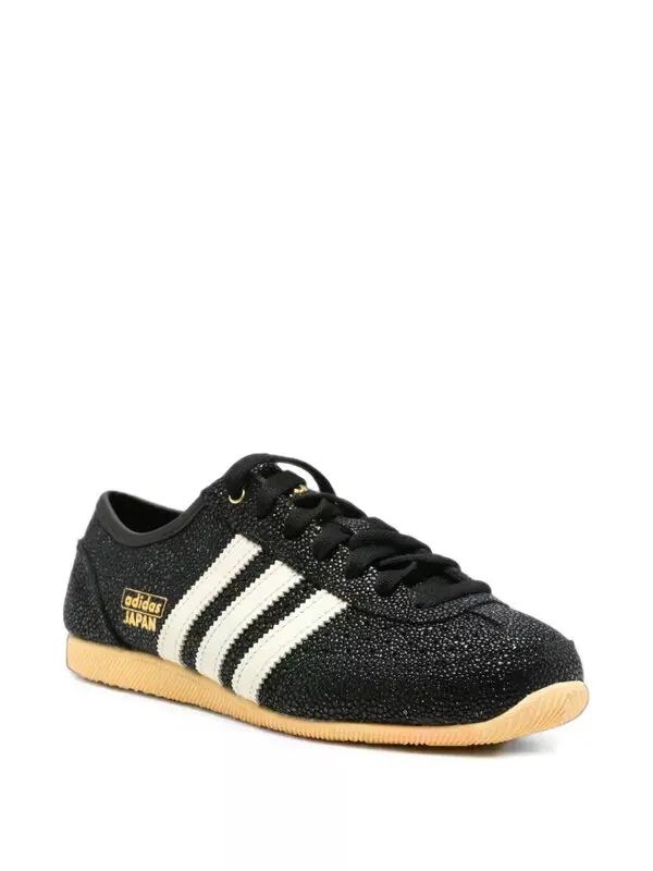 Adidas Japan Pebble-texture Sneakers - Black