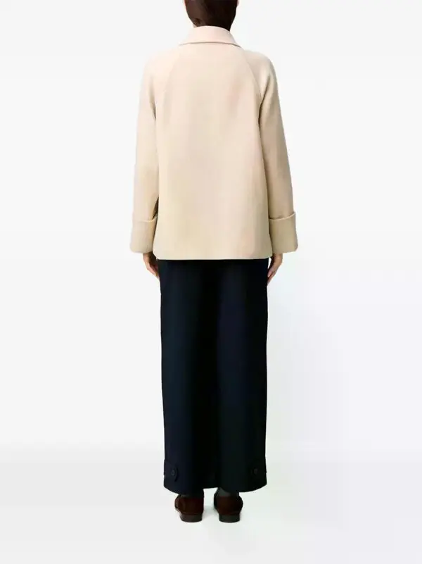 Claudie Pierlot Short Peacoat With Shirt Collar