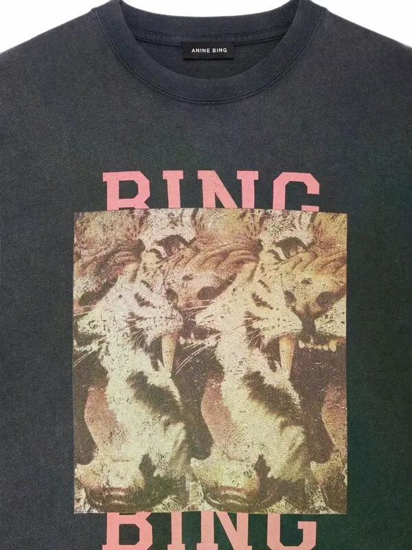 ANINE BING Cade T-shirt Tiger Bing