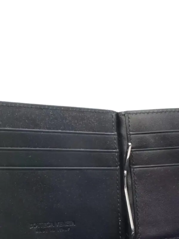 Bottega Veneta Intrecciato Money-clip Bi-fold Wallet