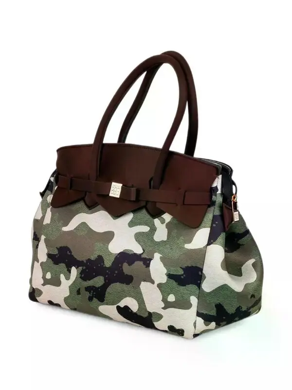 Save My Bag Miss Camouflage-print Tote Bag - Neutrals