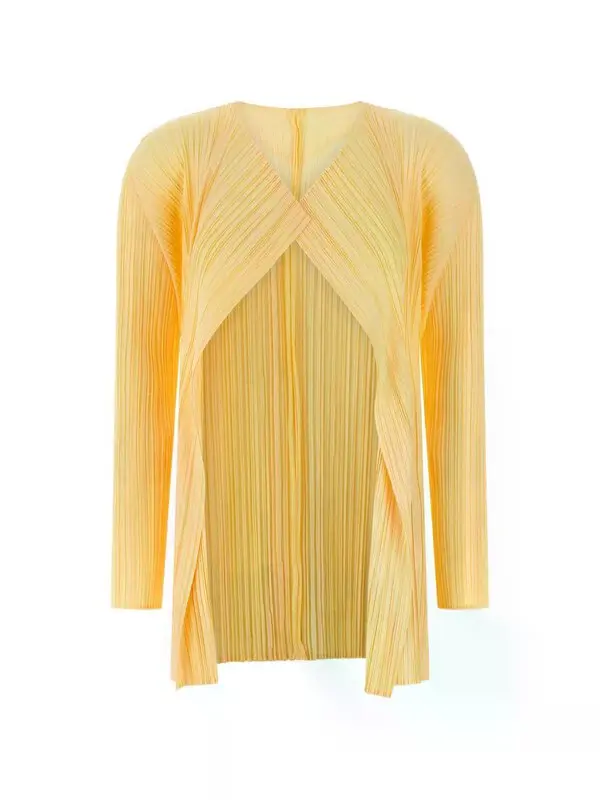 Issey Miyake Mellow Pleats Pleated Cardigan