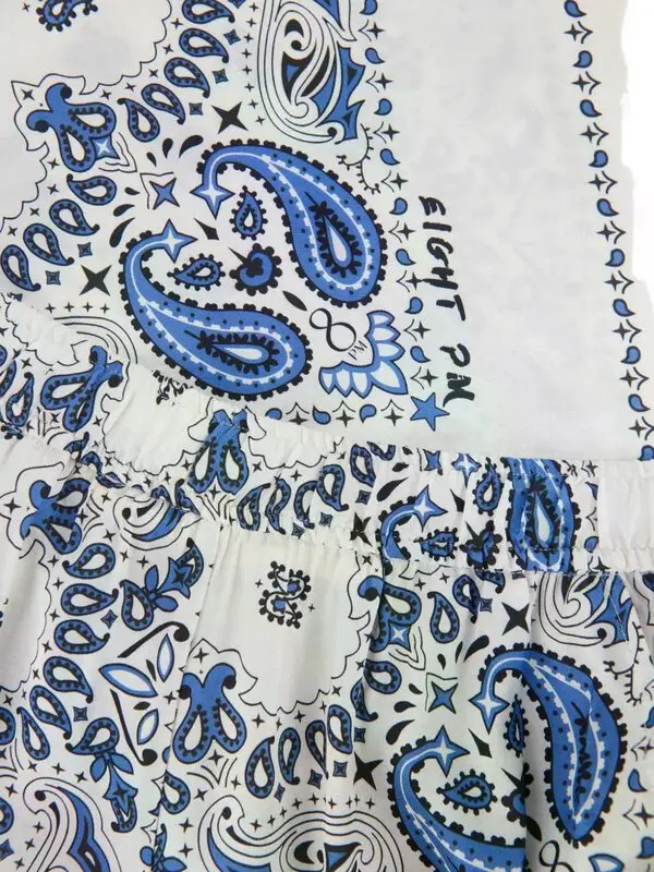 8PM Stromboli Bandana-print Straight Trousers