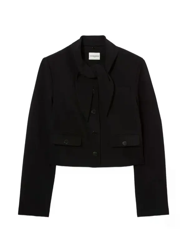 Claudie Pierlot Jacket With Removable Scarf Collar