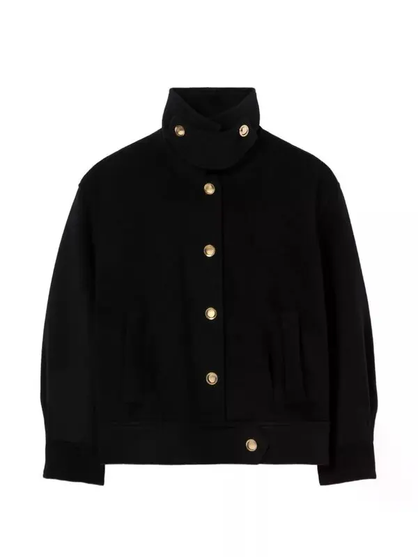 Claudie Pierlot Short Gold Blouson Coat