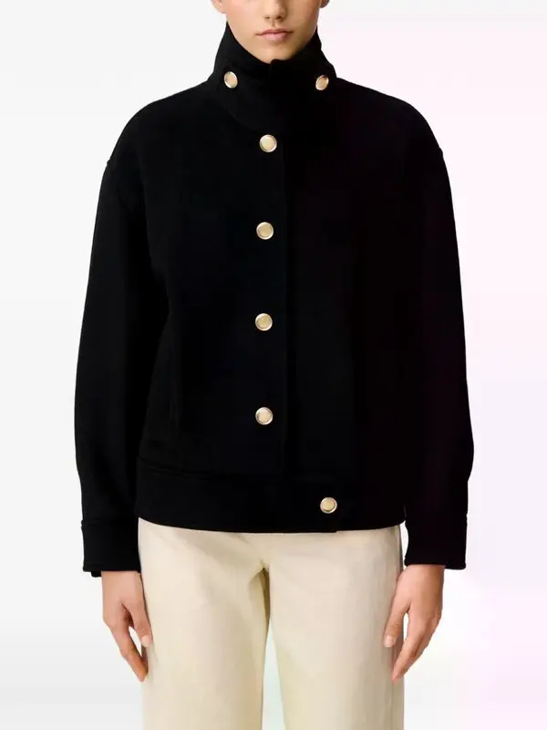 Claudie Pierlot Short Gold Blouson Coat