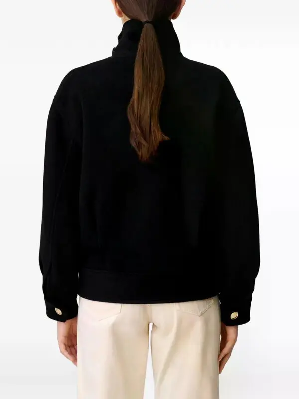 Claudie Pierlot Short Gold Blouson Coat