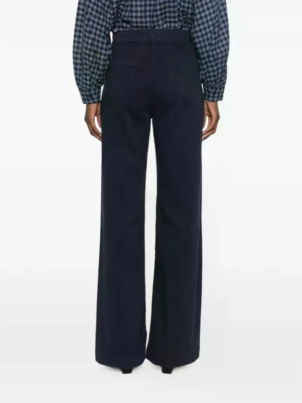 MAISON123 Tiago Button-pocket Wide-leg Jeans