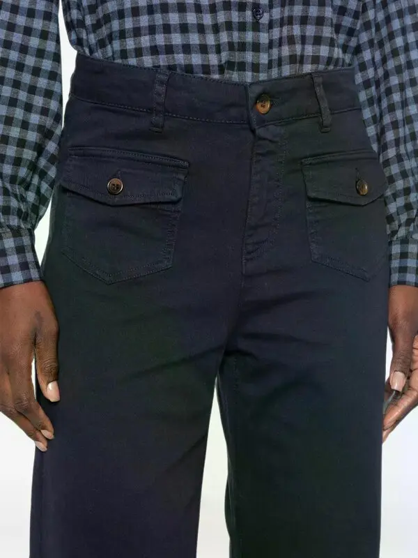 MAISON123 Tiago Button-pocket Wide-leg Jeans