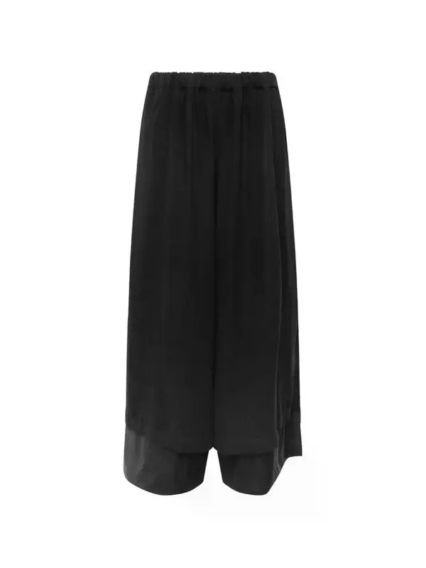 Comme Des Garçons Layered Wide-leg Trousers