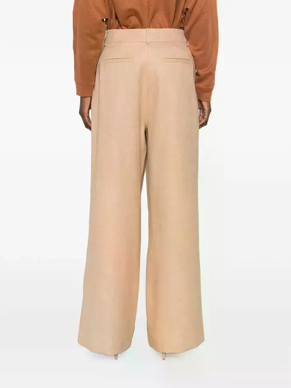 MAISON123 Pleated Wide-leg Trousers