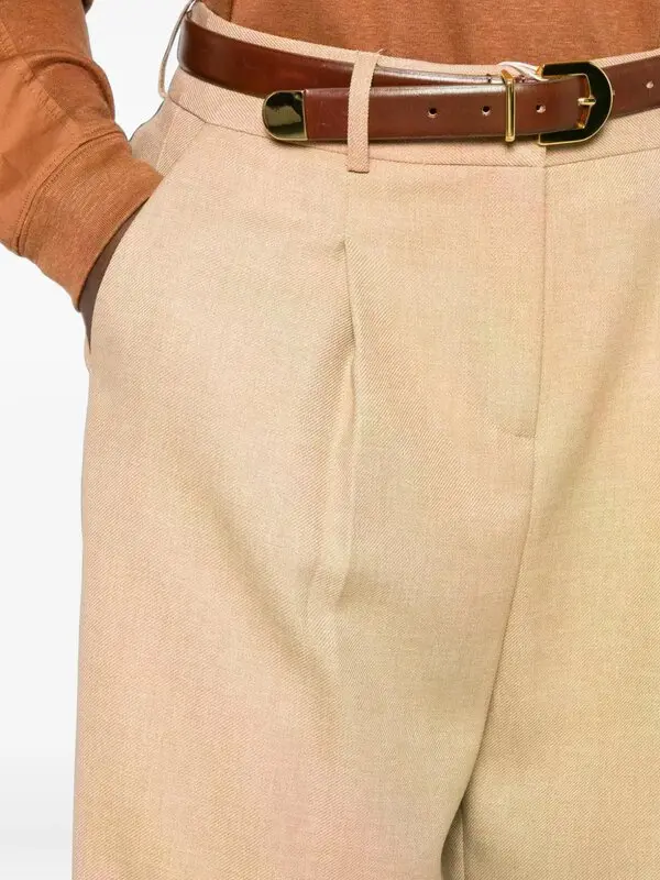 MAISON123 Pleated Wide-leg Trousers