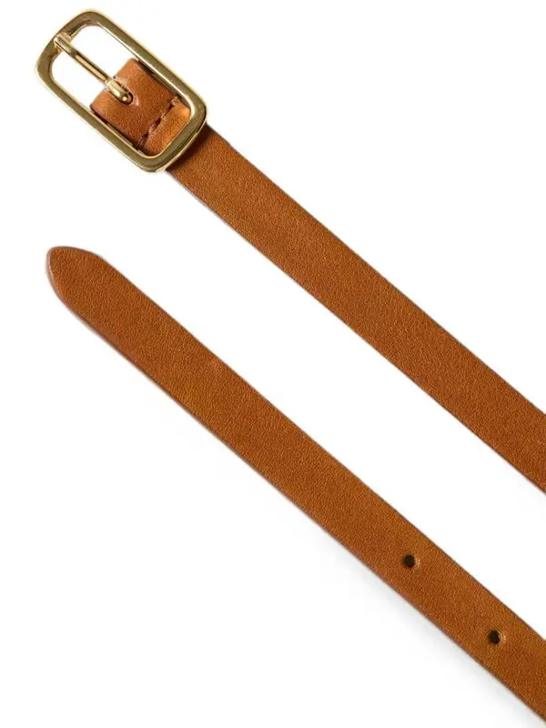 Claudie Pierlot Vegetable-tanned Leather Charm Belt