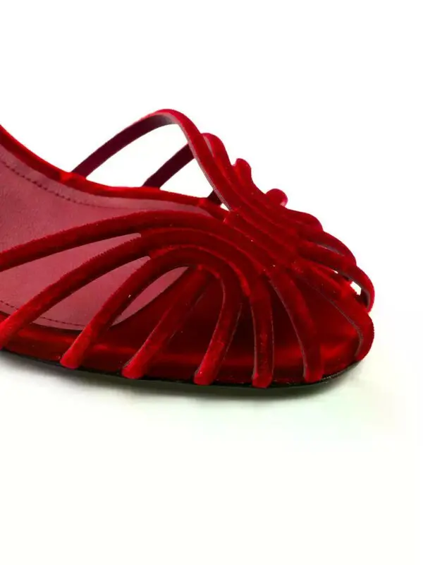 ALEVI MILANO Cage Velvet Sandals