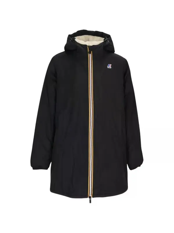 K-WAY Le Vrai 4.0 Hooded Logo-patch Jacket