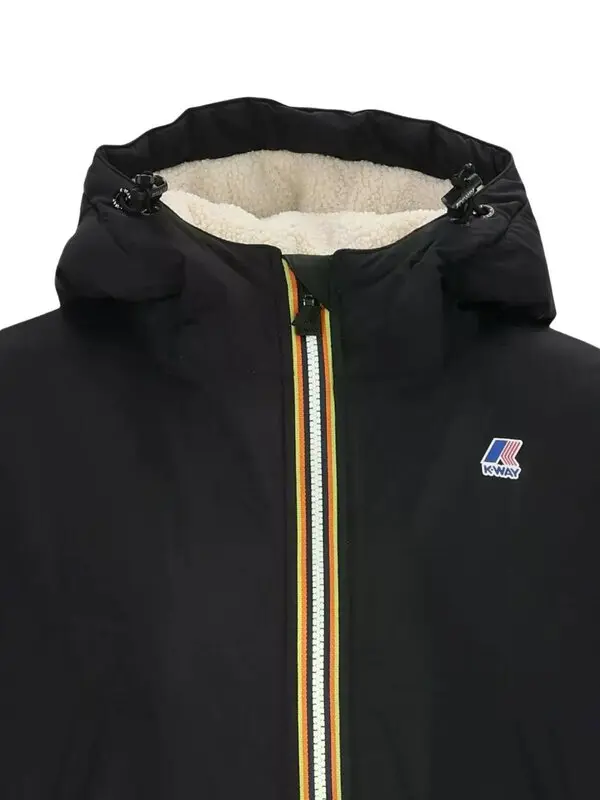 K-WAY Le Vrai 4.0 Hooded Logo-patch Jacket
