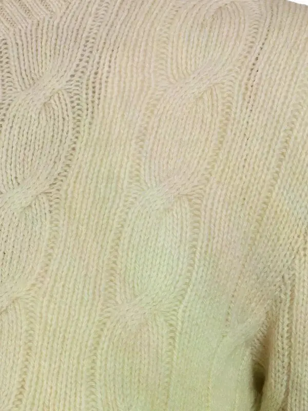 Polo Ralph Lauren Cashmere Cable-knit Cropped Jumper