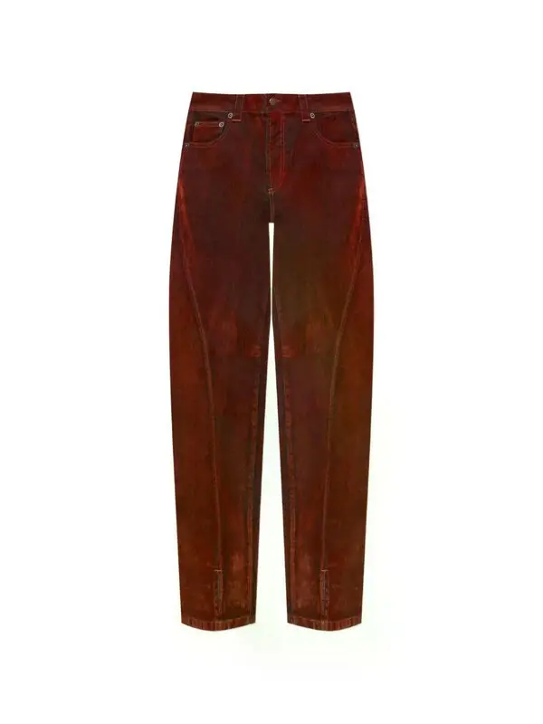AVAVAV Slit-detail Straight-leg Jeans