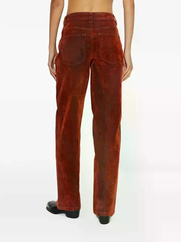AVAVAV Slit-detail Straight-leg Jeans